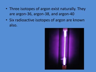 Argon (Samantha Holtgrefe) | PPTX