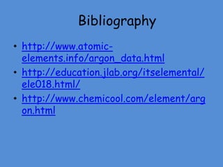 Argon Element Project