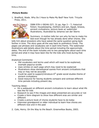 EDU391 A. Bib Draft | DOCX | Books and Literature