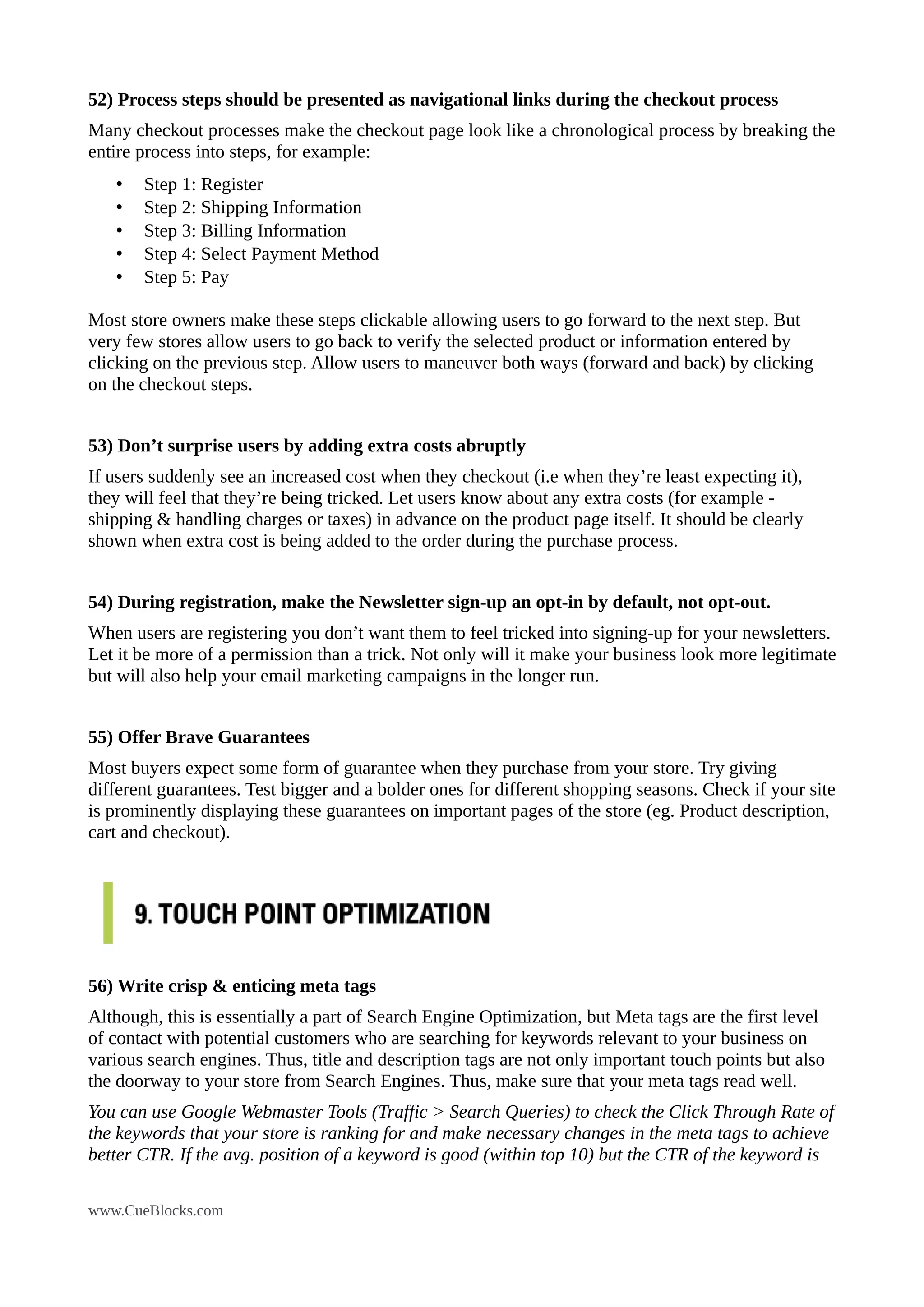HOLY GRAIL OF E-COMMERCE CONVERSION OPTIMIZATION – 91 POINT CHECKLIST AND INFOGRAPHIC | PDF