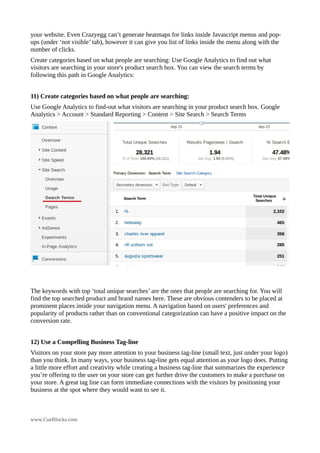 HOLY GRAIL OF E-COMMERCE CONVERSION OPTIMIZATION – 91 POINT CHECKLIST AND INFOGRAPHIC | PDF