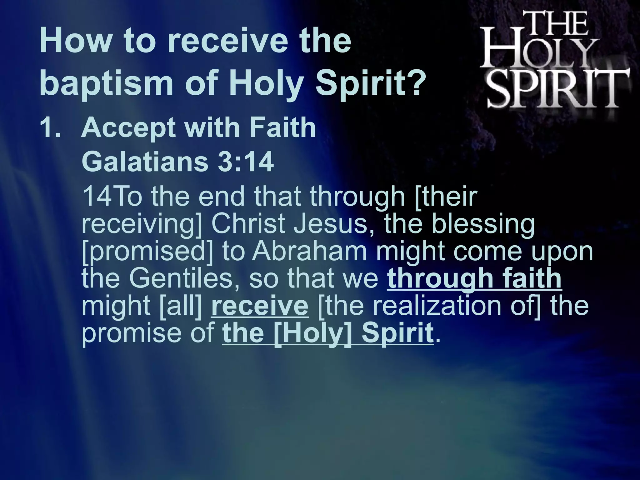 Holy Spirit | PPT