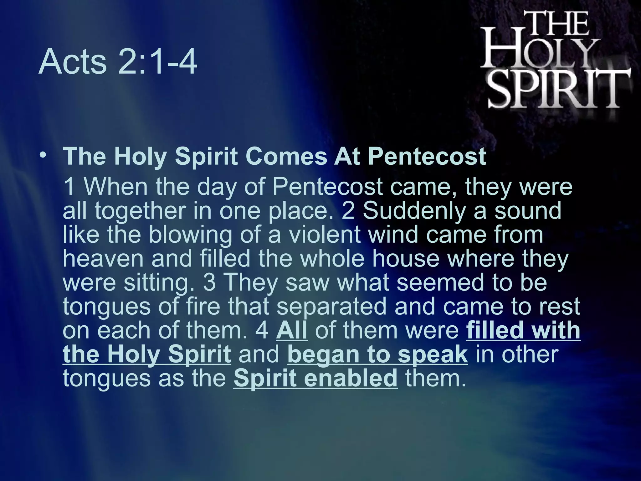 Holy Spirit | PPT