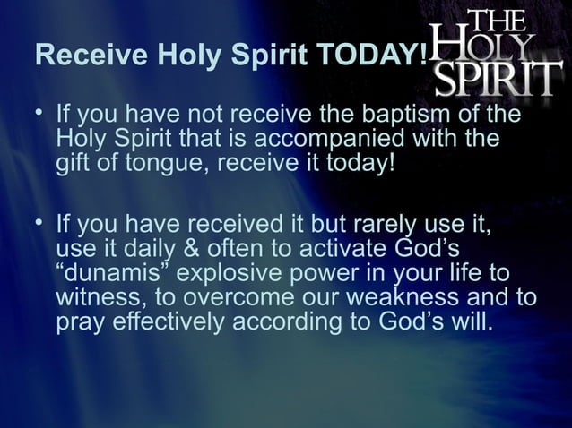 Holy Spirit | PPT
