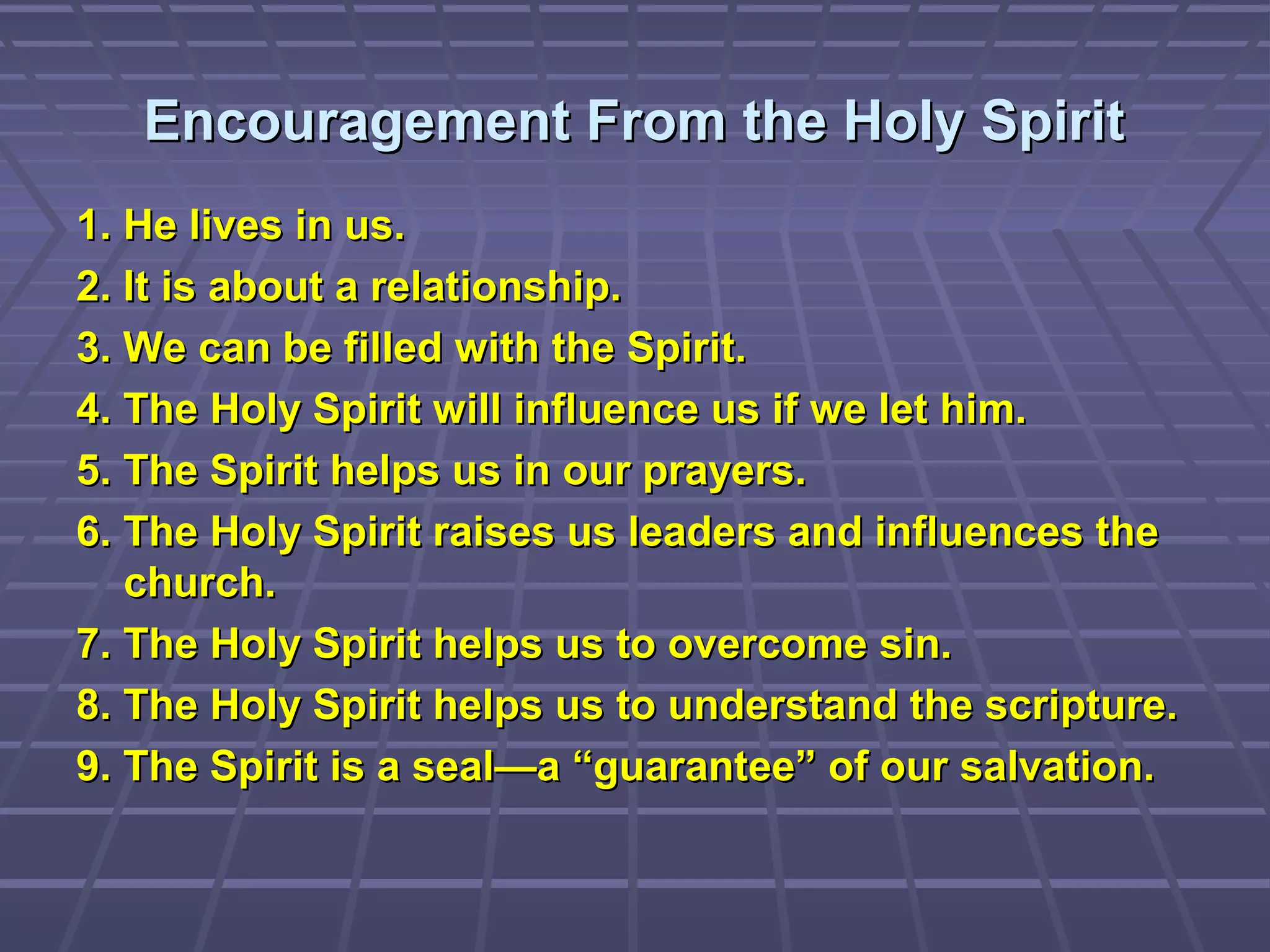 The Holy Spirit | PPT | Christianity | Religion & Spirituality