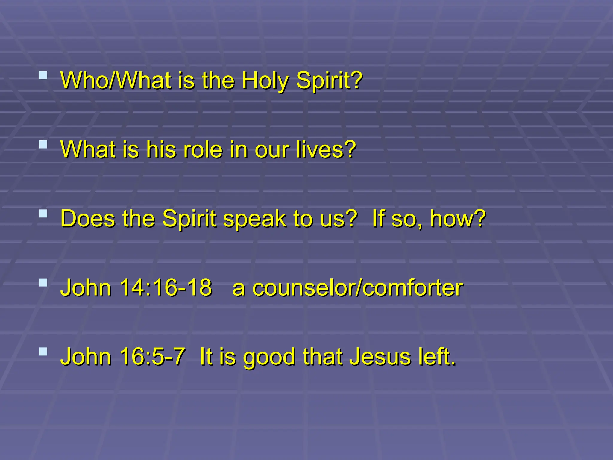 Who Is the Holy Spirit? | Lesson 1 of the Holy Spirit | Study with John ...
