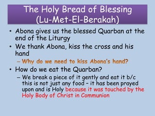 Holy bread | PPTX
