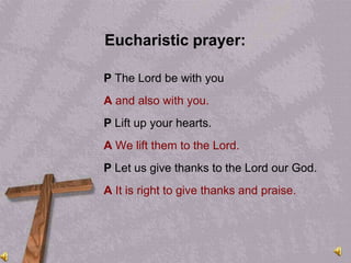 Holy Communion at Cross of Grace | PPTX | Christianity | Religion ...