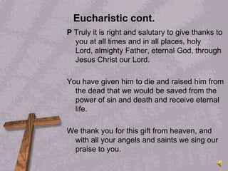 Holy Communion at Cross of Grace | PPTX