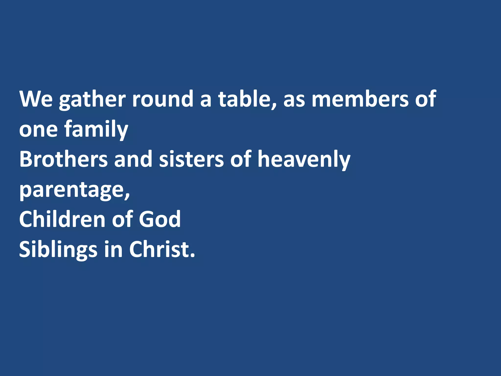 Holy communion liturgy | PPTX