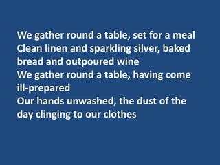 Holy communion liturgy | PPTX