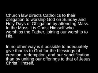 Holy Days of Obligation | PPT