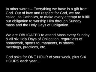 Holy Days of Obligation | PPT