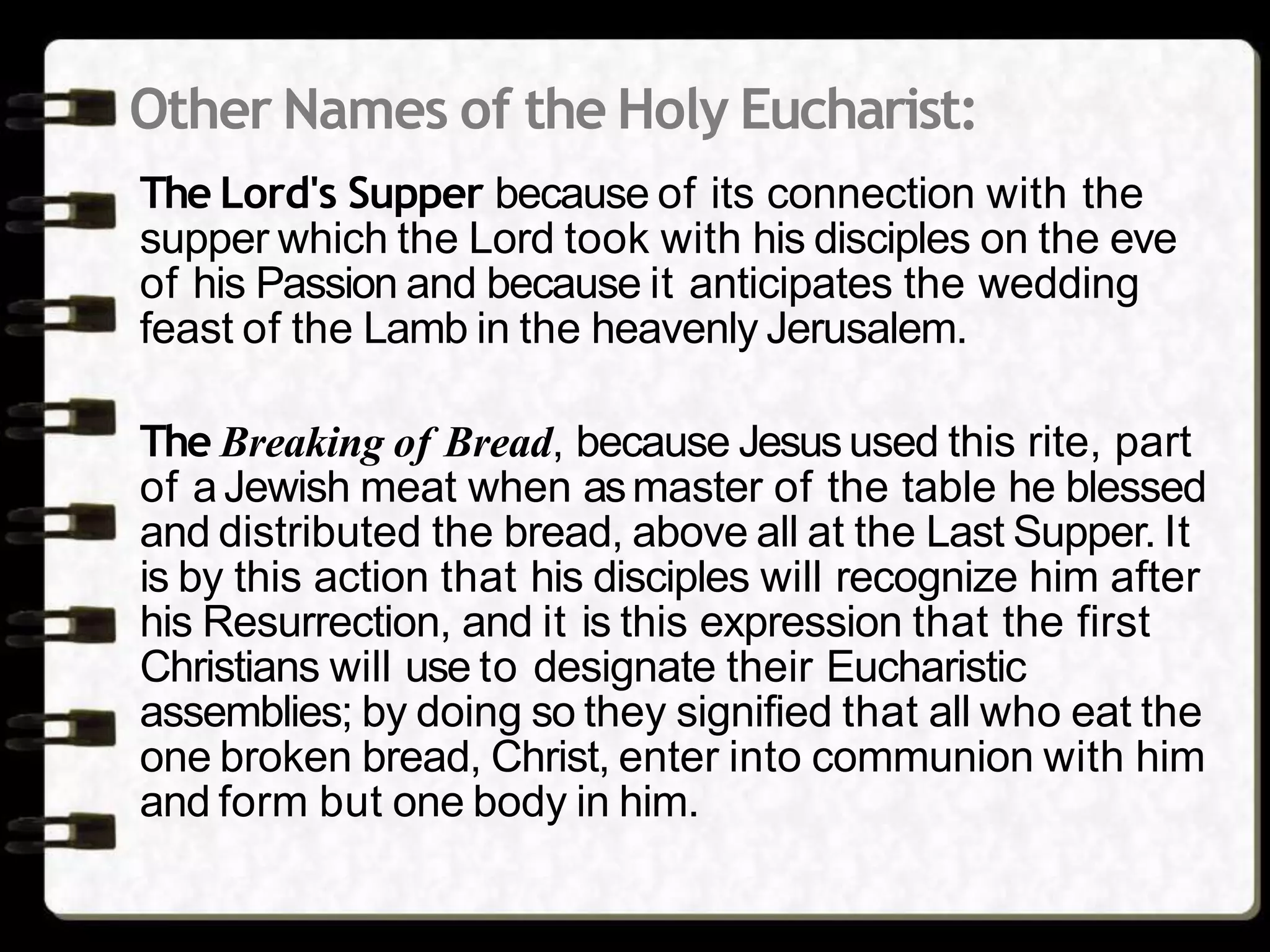 holyeucharist-130909015822-.pptx