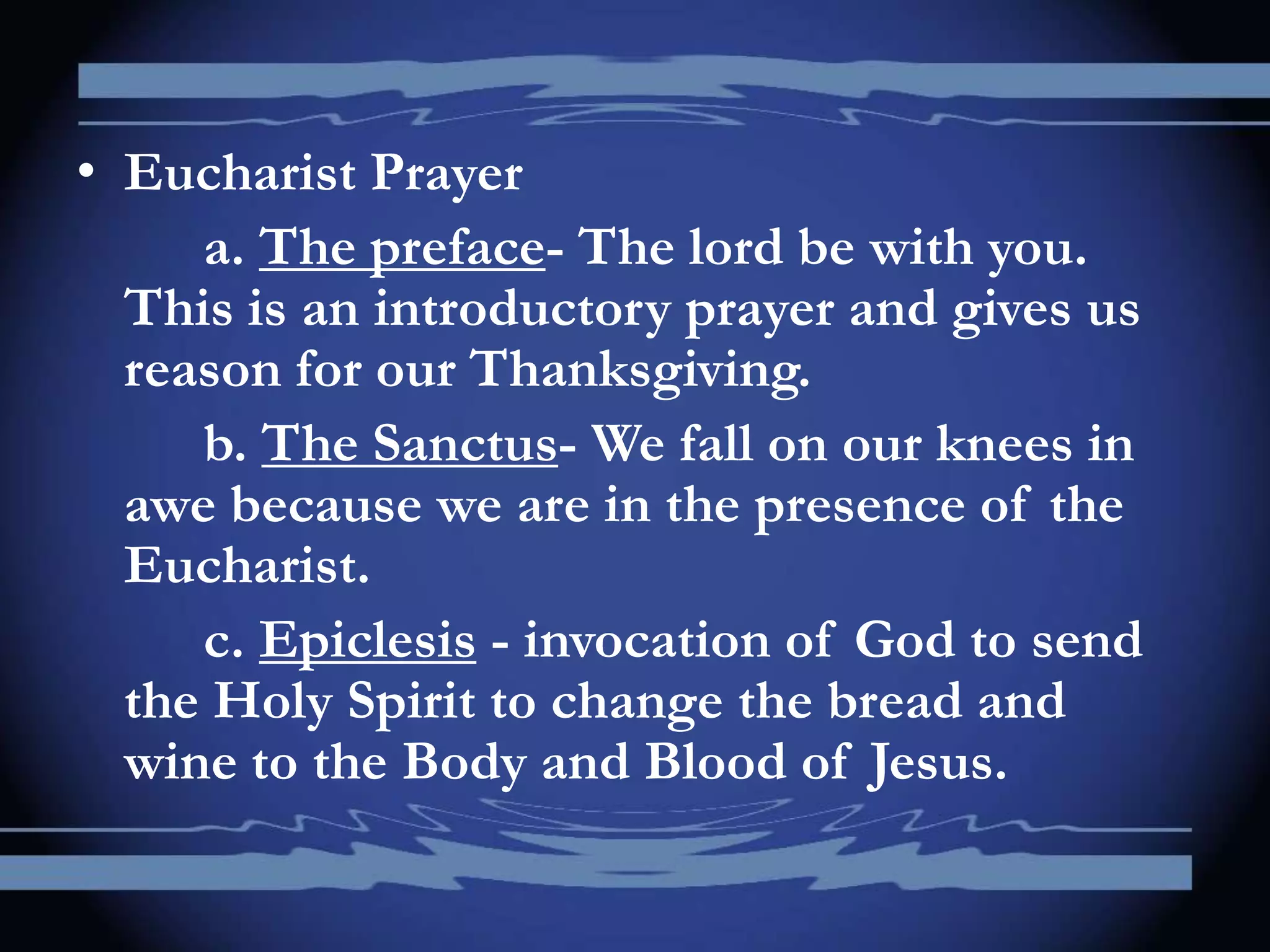 Holy eucharist | PPTX