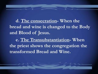 Holy eucharist | PPTX