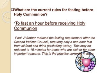 Holy Eucharist | PPTX