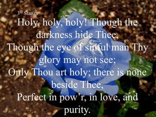 Holy Holy Holy | PPTX
