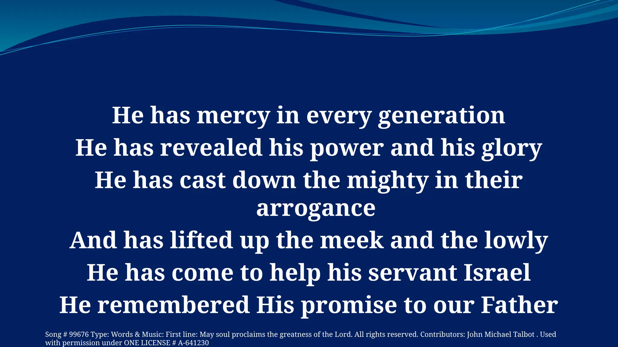 Holy Is His Name - advent song - Mary song | PPT