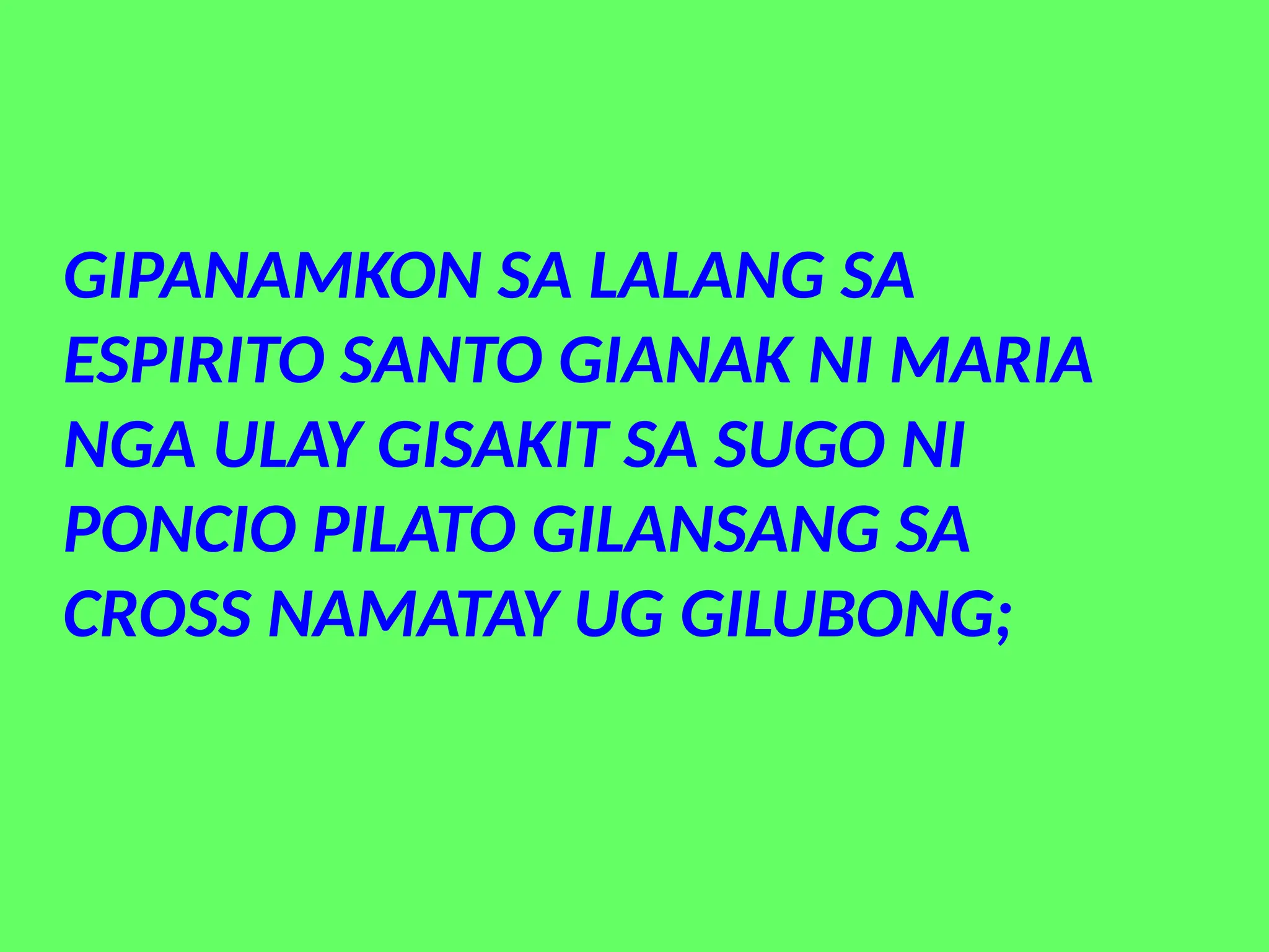 Holy mass sponsor of IHA.pptx immaculate | PPT