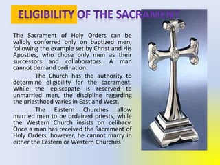 Holy Orders Symbols Catholic