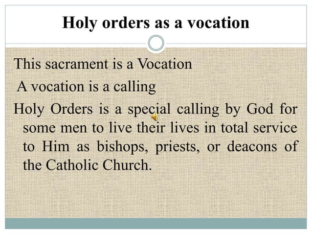 holy orders.pptx | Christianity | Religion & Spirituality
