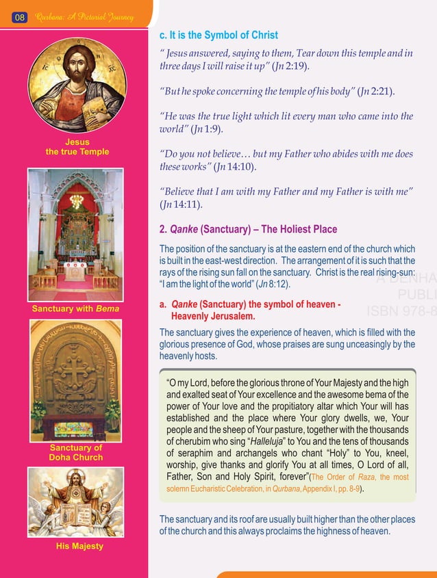 Pictorial presentation of Holy Qurbana Roman catholic vedapadom ...