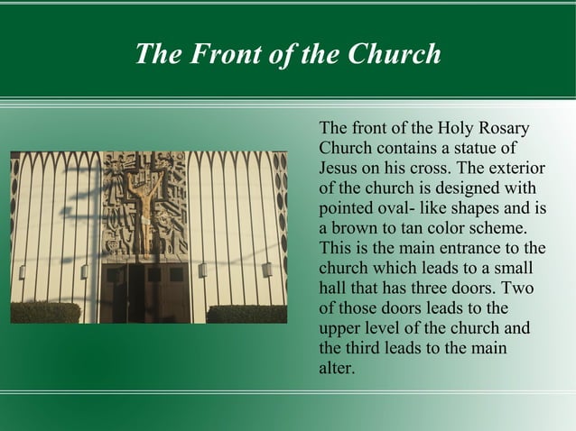 Holy Rosary Church Project | PPT