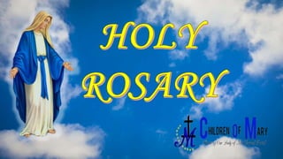 Holy rosary | PPTX