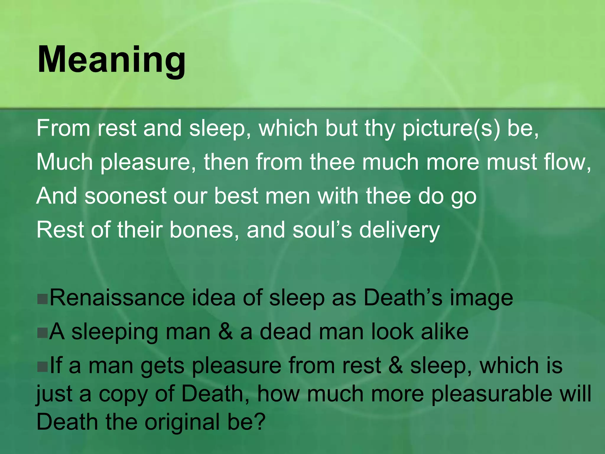 Holy Sonnet 10 | PPTX