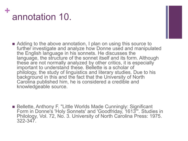 Holy Sonnet Annotation | PPT