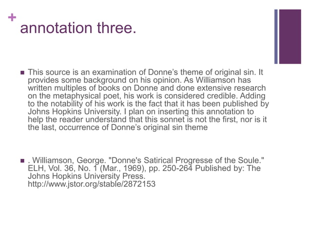 Holy Sonnet Annotation | PPTX