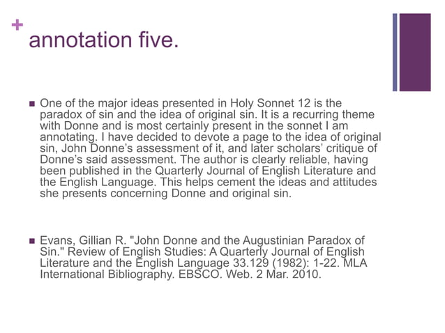 Holy Sonnet Annotation | PPTX