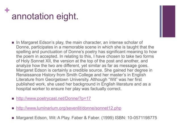 Holy Sonnet Annotation | PPT