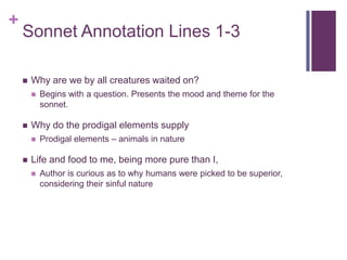 Holysonnetpresentation | PPTX | Christianity | Religion & Spirituality