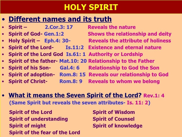 Holy Spirit