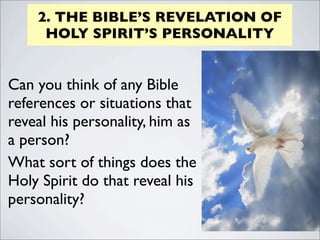 Chafer: Holy Spirit, Personality | PPT