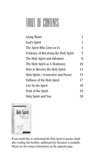 Holy Spirit | PDF
