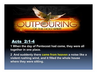 Baptism of the Holy Spirit, Part Two | PPT