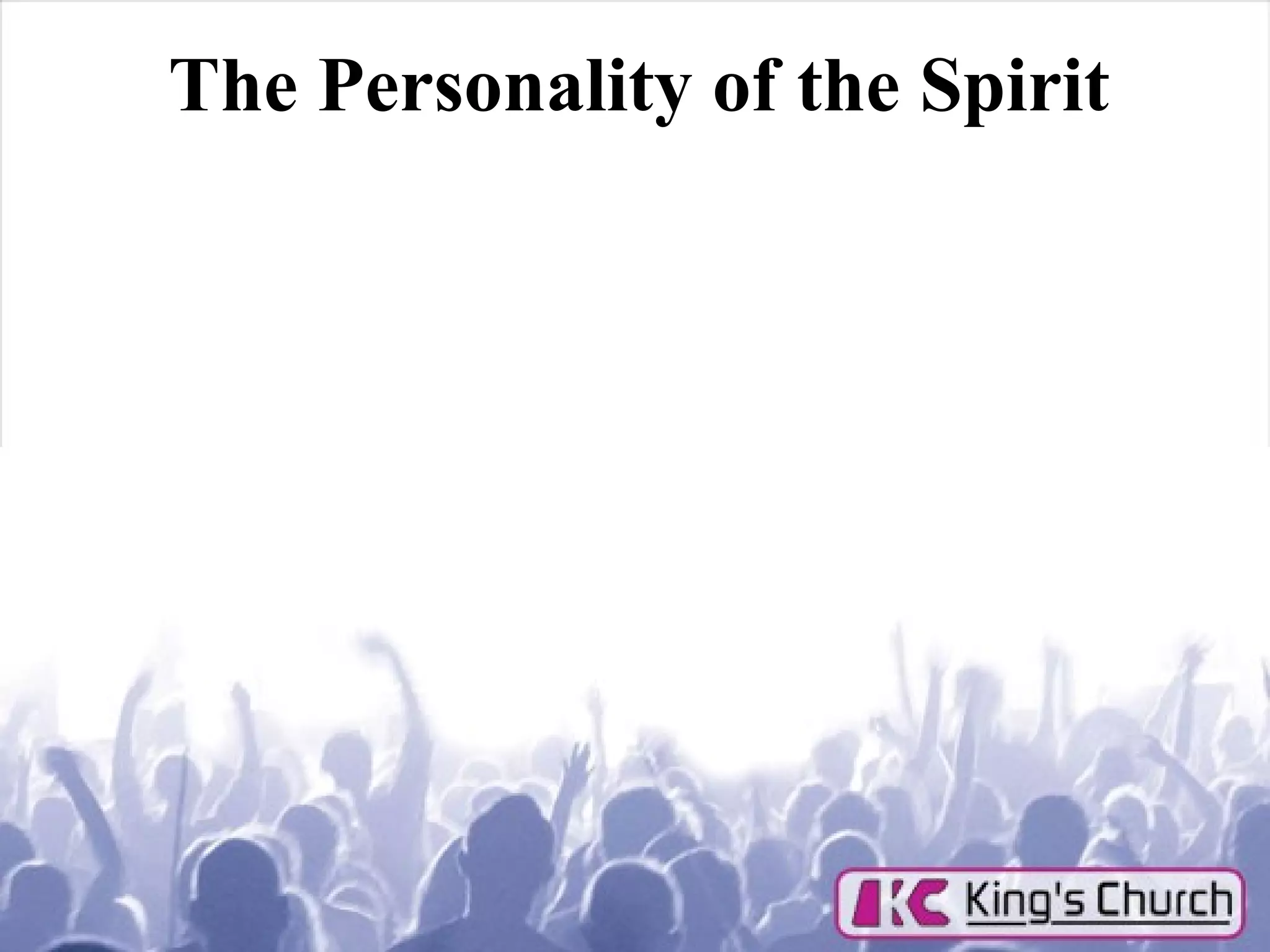 Who is Holy Spirit? | PPT