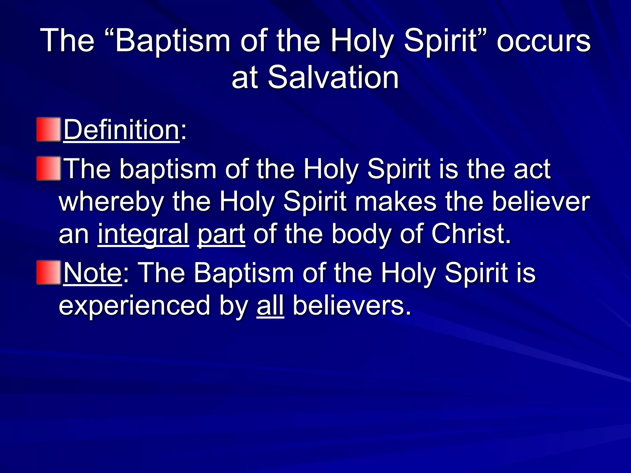 Holy Spirit in Acts | PDF