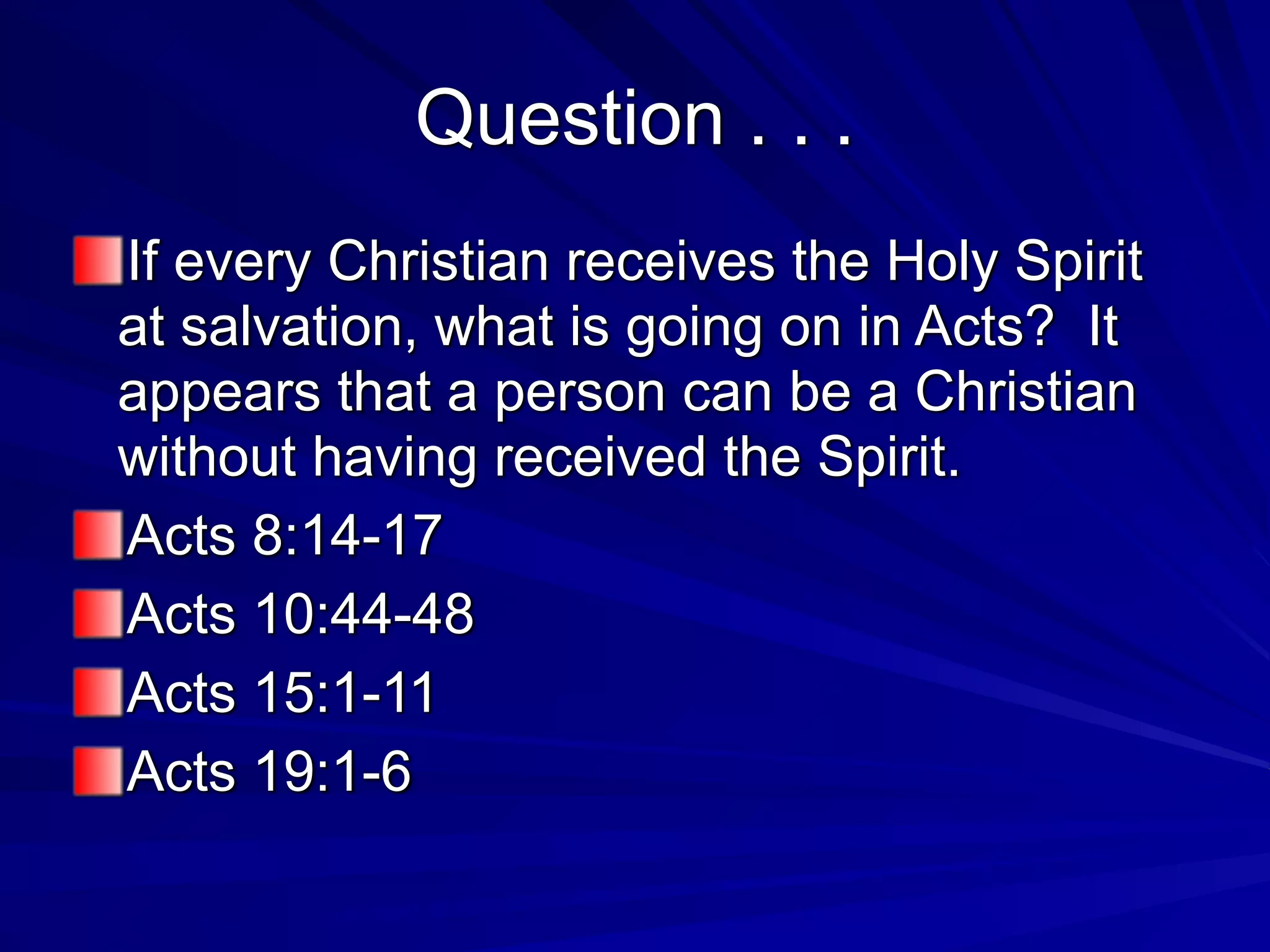 Holy Spirit in Acts | PDF