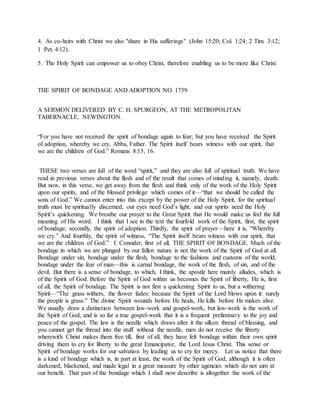 Holy spirit and adoption | DOCX