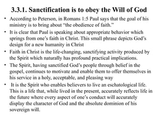 Holy Spirit and Sanctification of humanity.pptx