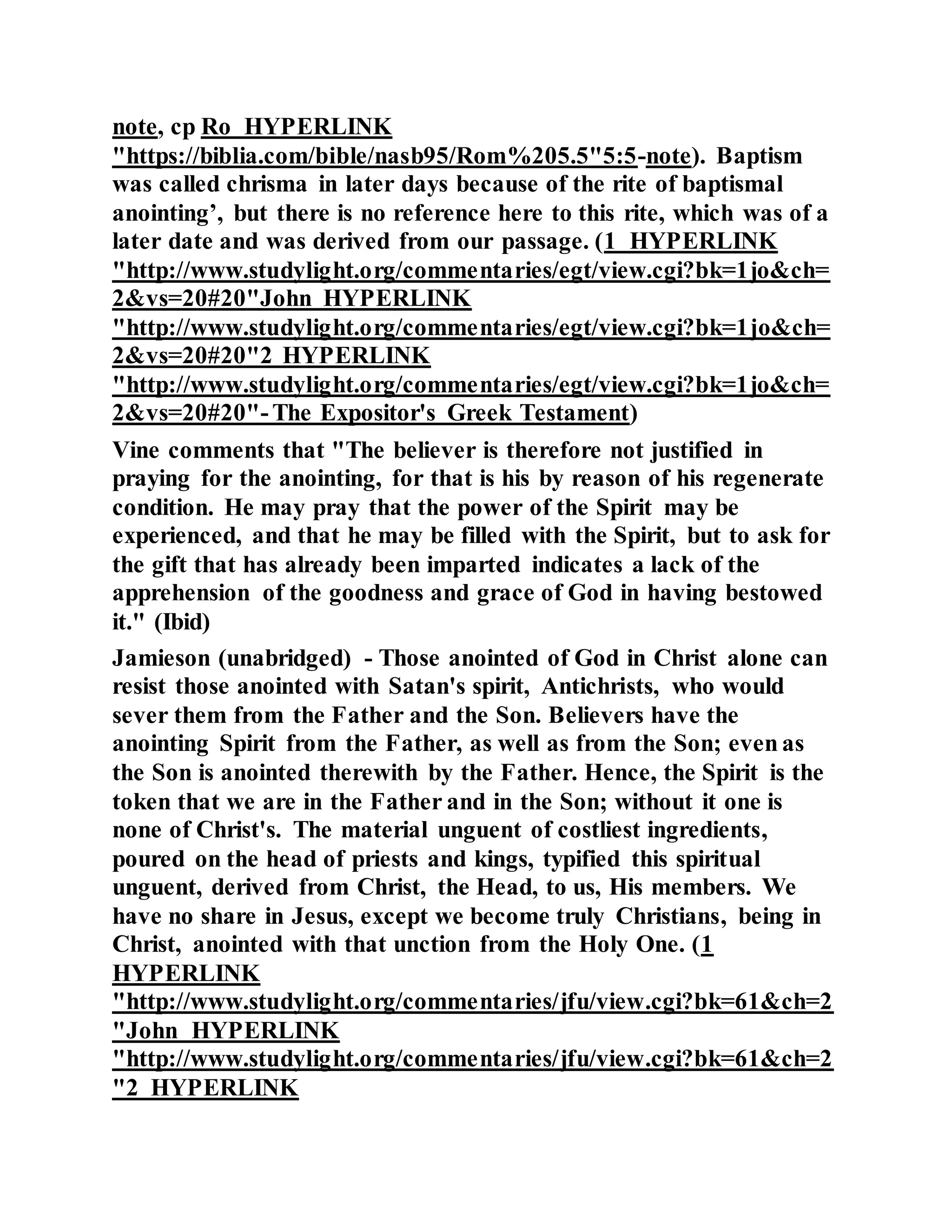 Holy spirit anointing with truth | PDF