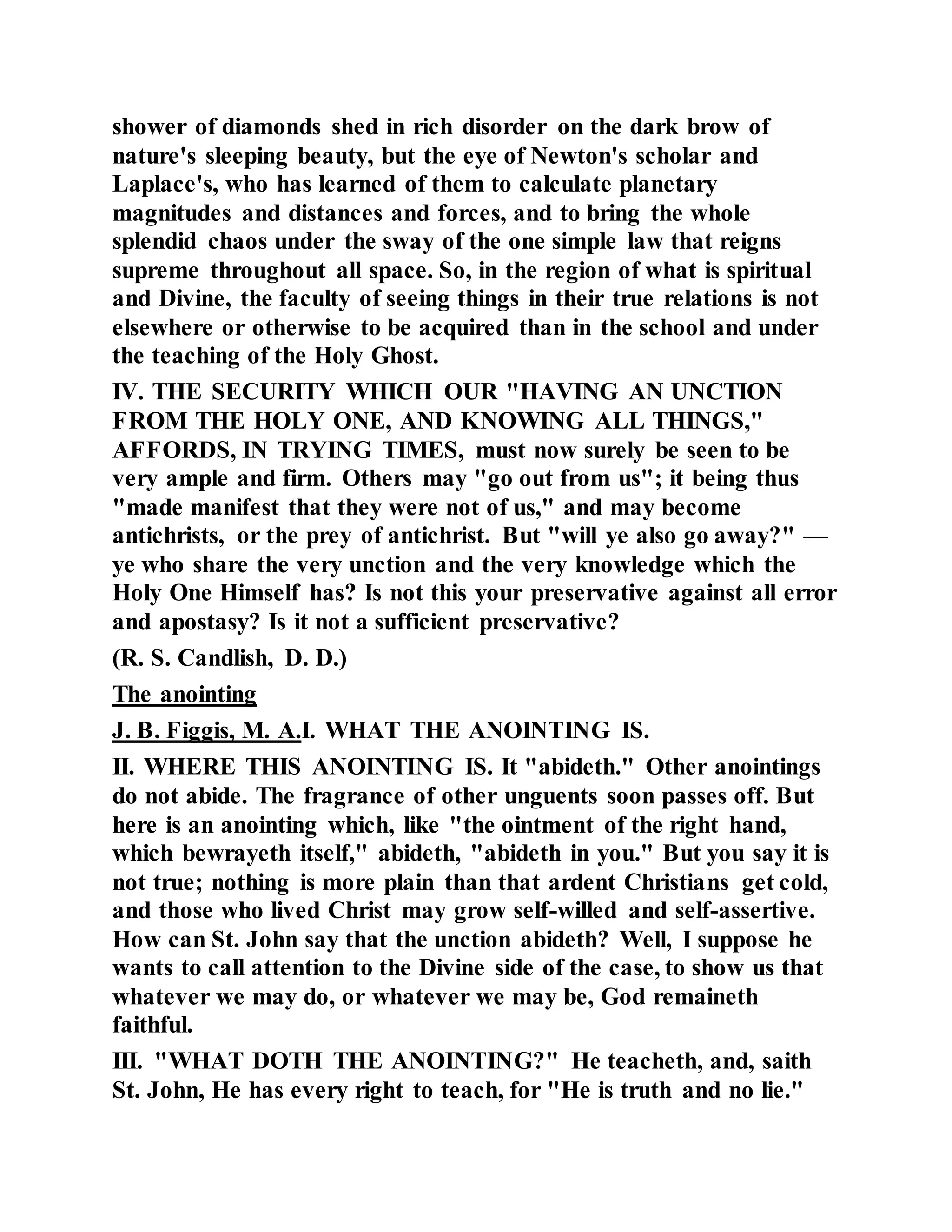 Holy spirit anointing with truth | PDF