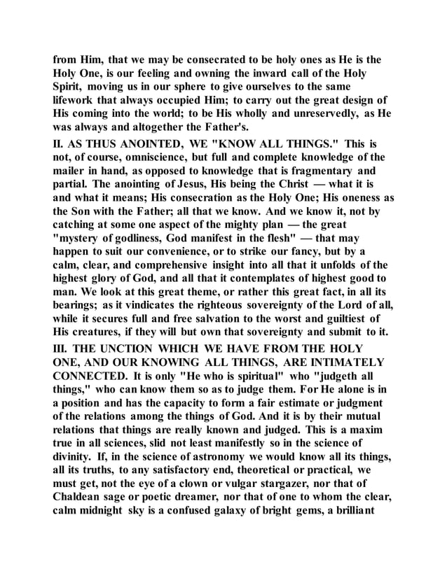 Holy spirit anointing with truth | PDF