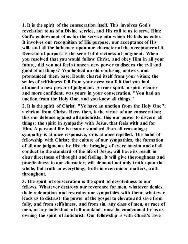 Holy spirit anointing with truth | PDF