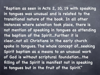 Chafer: Holy Spirit Baptism | PDF | Christianity | Religion & Spirituality