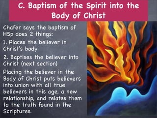 Chafer: Holy Spirit Baptism | PDF | Christianity | Religion & Spirituality